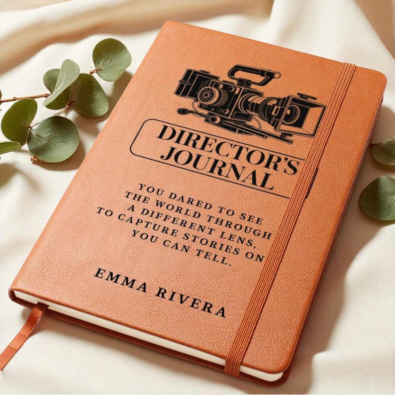 Personalized Filmmaker Gift Journal, Custom Film Notebook, Movie Lover ...