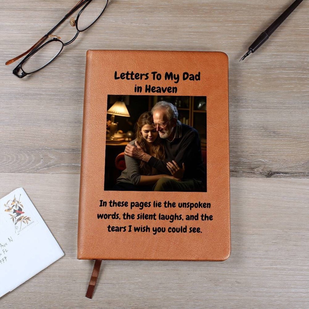 Letters to My Dad Notebook Loss of Father Grief Journal Dad Memorial ...