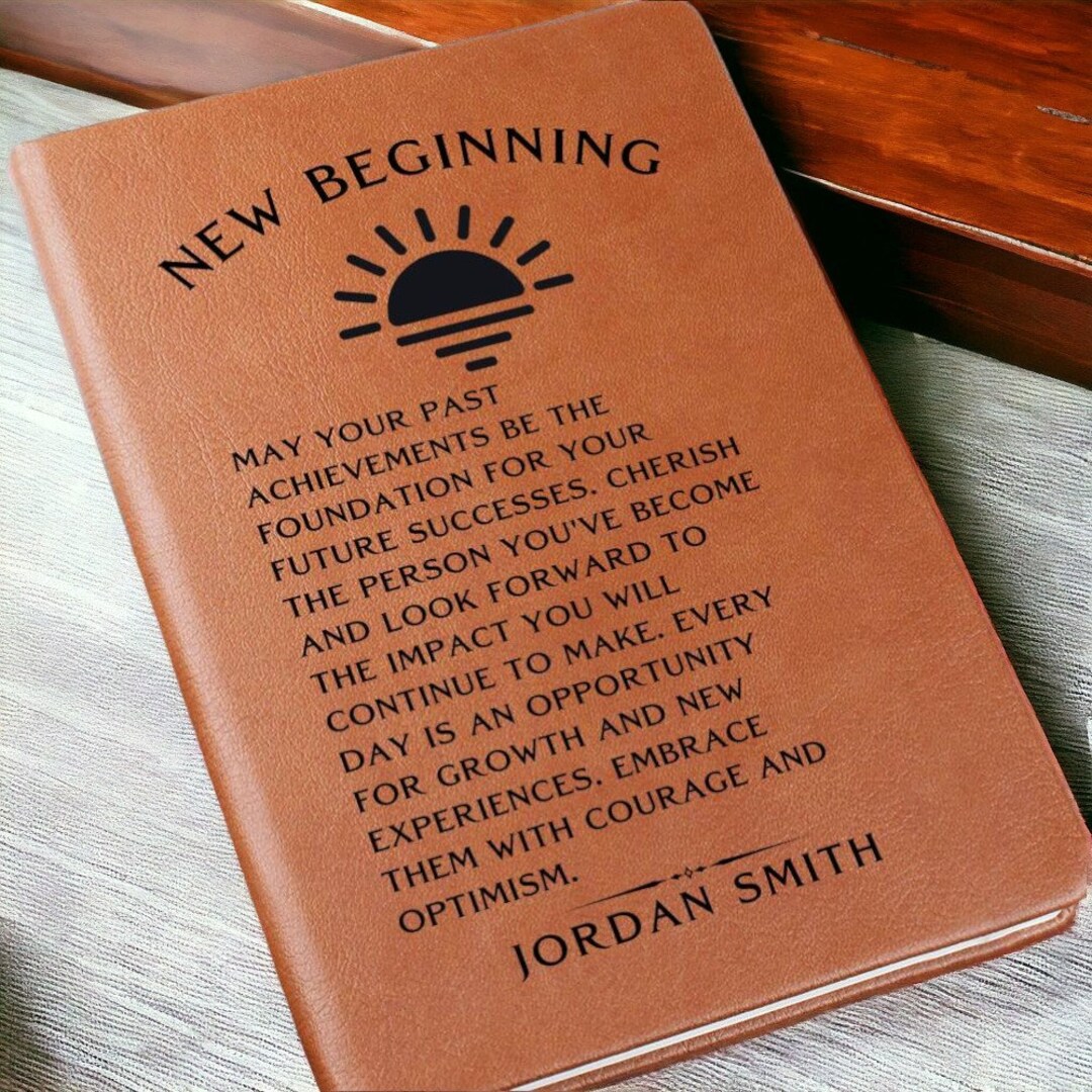 New Beginning Journal - Retirement Gift, Retirement of Coworker ...