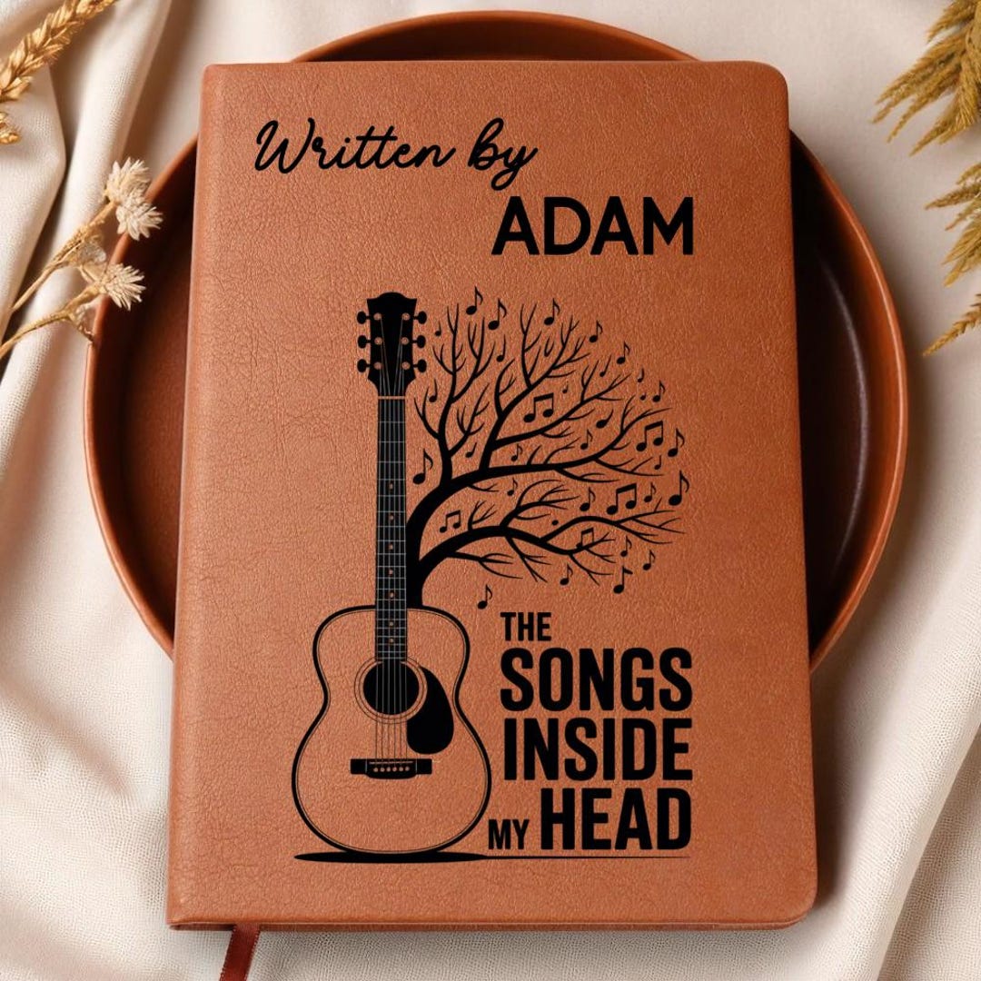 Personalized Lyric Journal, Songwriting Notebook, Musician Gift ...