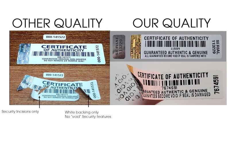 Certificate of Authenticity - Trading Card DIY Kit - // Card Not ...