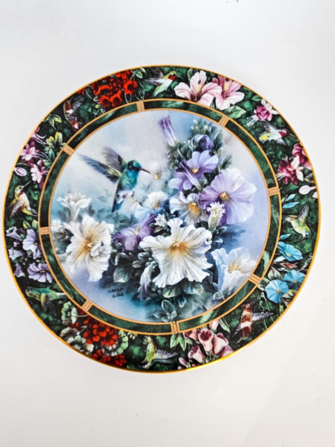 Lena Liu's the Broad-billed Hummingbird Vintage Plate - Etsy