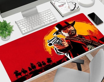 Red Dead Redemption Mouse Pad - Etsy