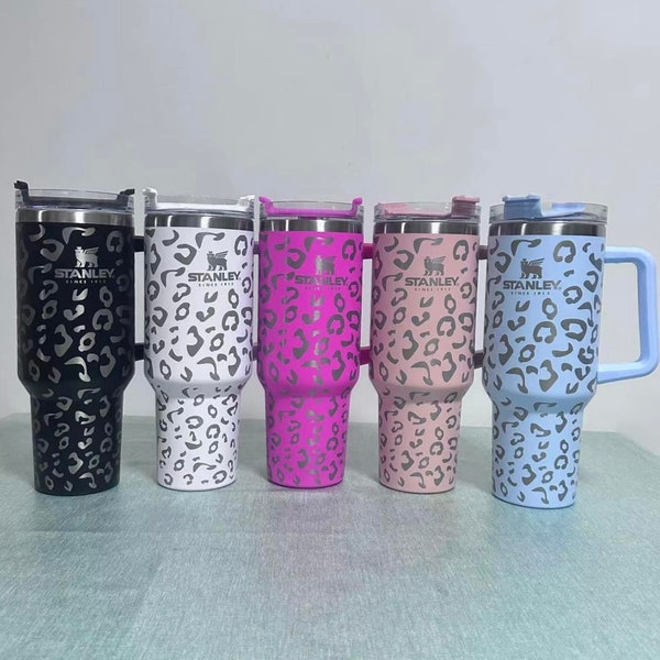 Pink Leopard Stanley Cup - Etsy