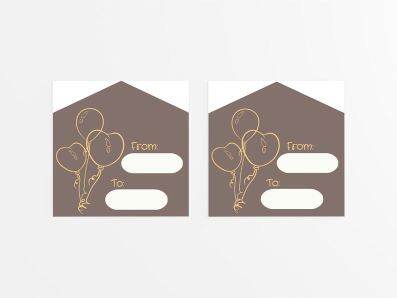 Printable Editable Gift Tags, Any Occasion Tags, All Occasion Tags ...