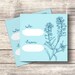 Printable Baby Blue Floral Gift Tags. All Occasions: Birthday - Etsy