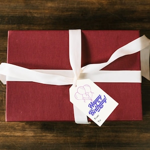 Birthday Balloons Printable Editable Gift Tags, Instant Download PDF ...