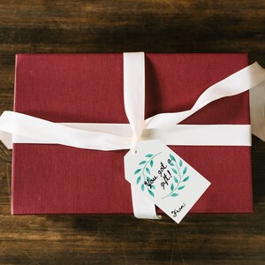 Elegant Floral Leafy Printable / Editable Gift Tags, Any Occasion Tags ...