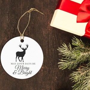 Printable Reindeer Gift Tags, Christmas Tags, Holiday Tags, Instant ...