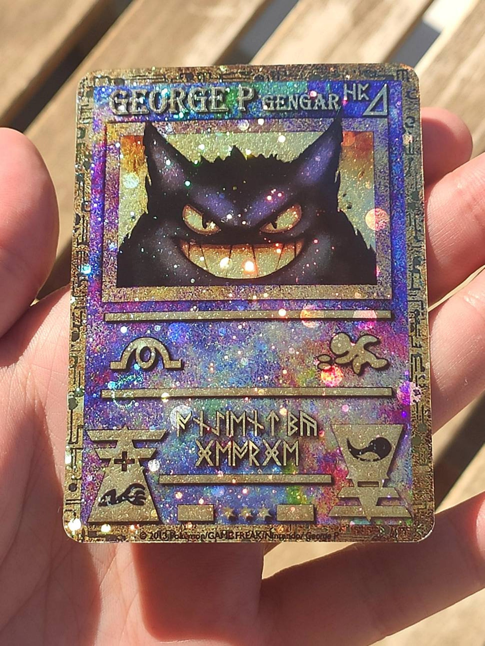 Ancient Gengar Personalized Name - Etsy