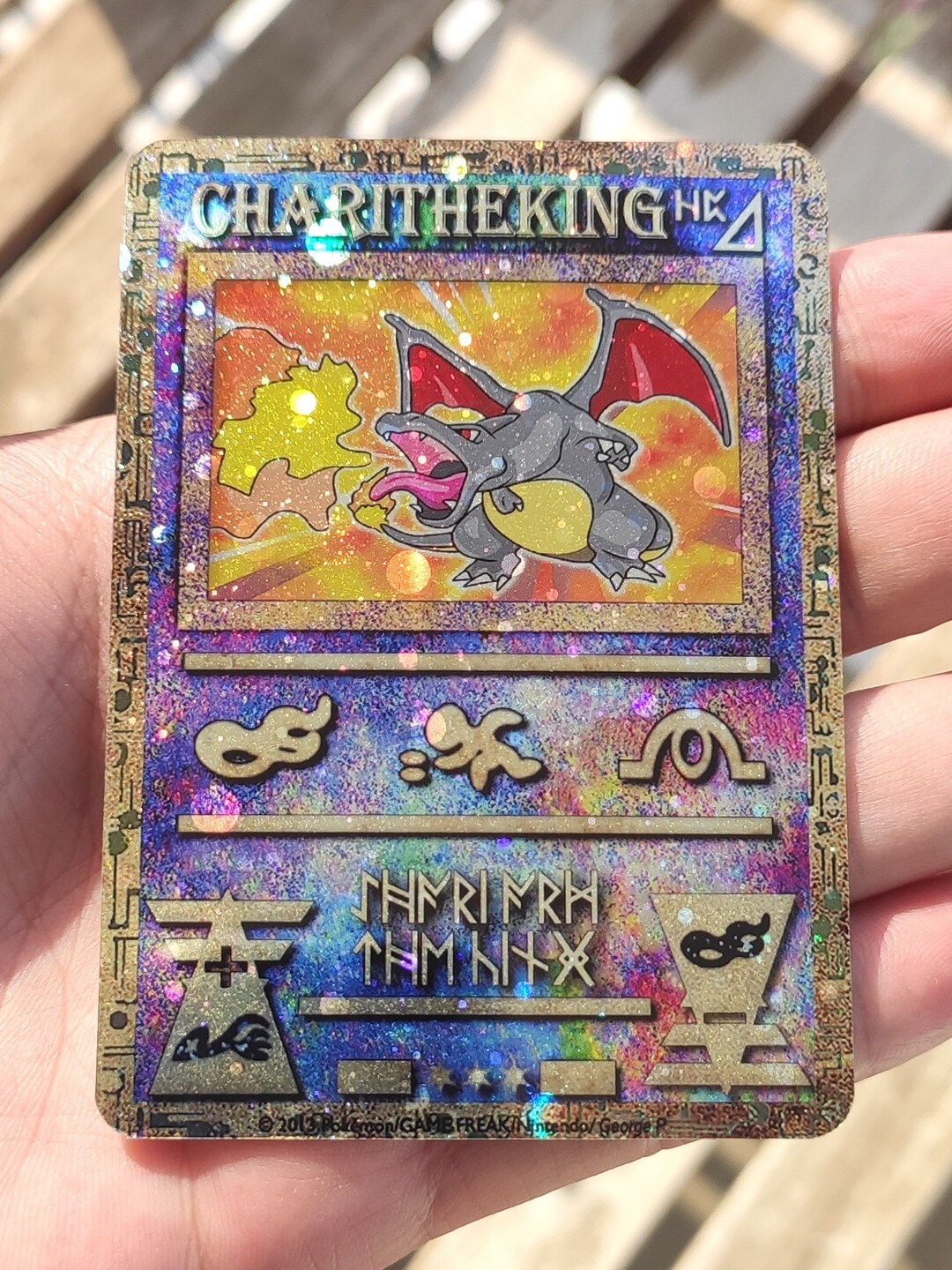 Ancient Charizard Personalized Card or Timestamp - Etsy