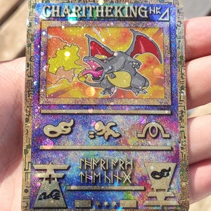 Ancient Charizard Personalized Card or Timestamp - Etsy