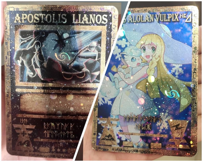 Ancient Pokemon Custom Full Art/standard Art Holo Card CHOOSE - Etsy