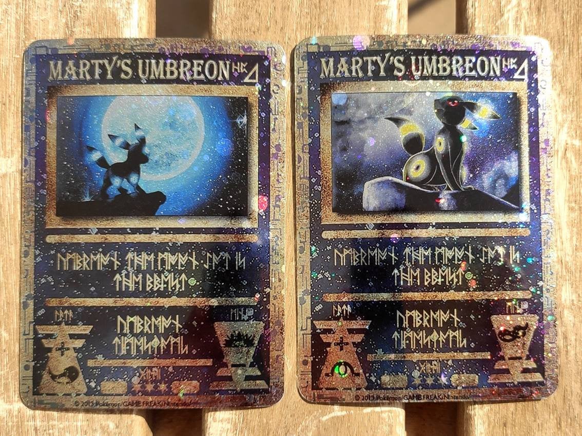 Ancient Pokemon Custom Full Art/standard Art Holo Card CHOOSE - Etsy
