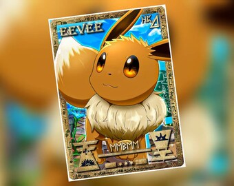 Ancient Pokemon Pikachu Personalized Card or Timestamp - Etsy