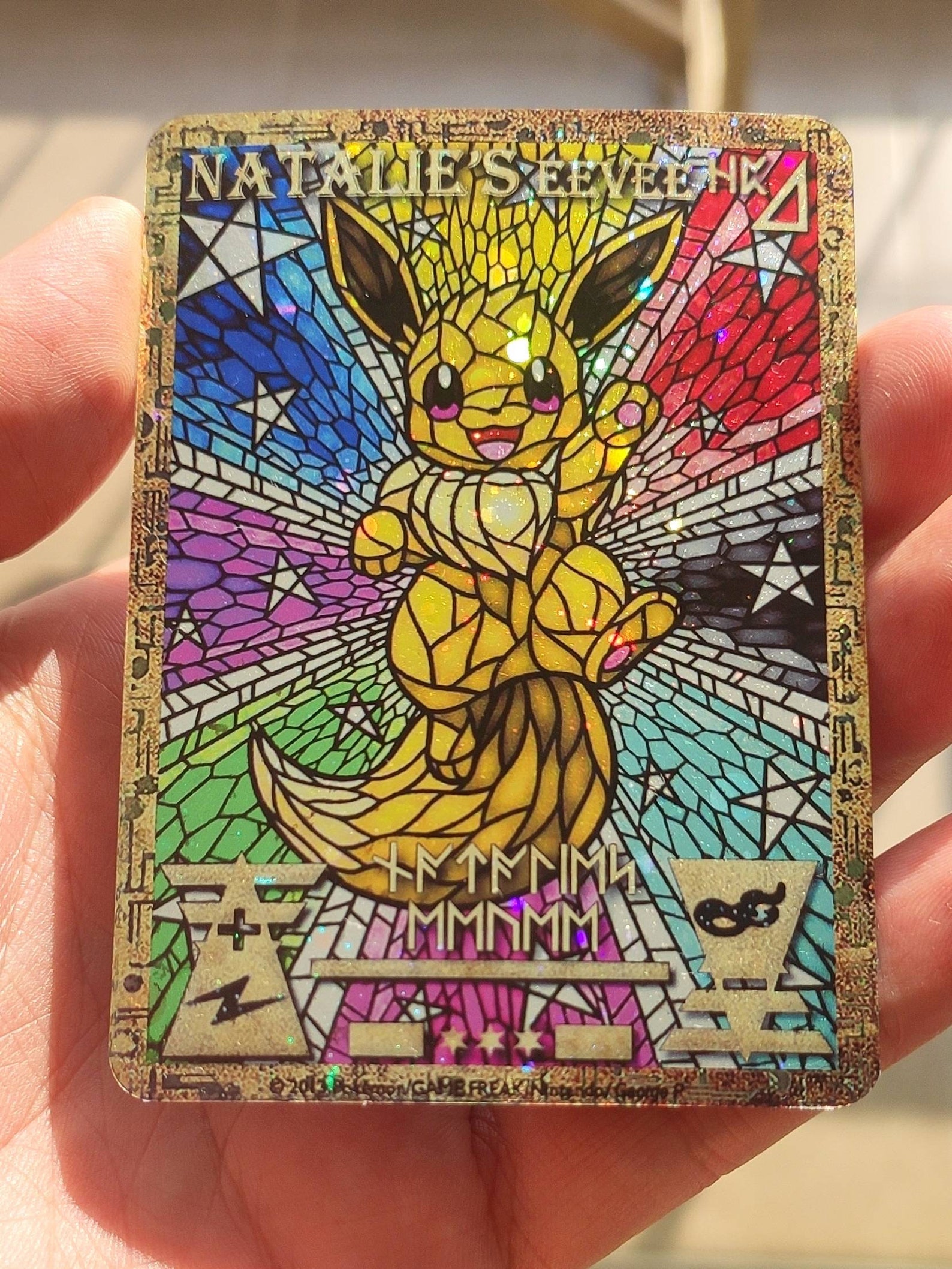 Ancient Eeveelution Custom Holo Pokemon Card - Etsy