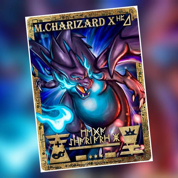 Mega Charizard X - Etsy