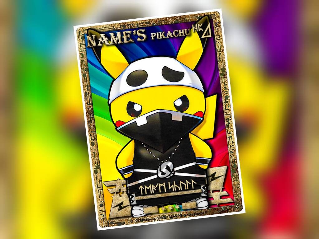 Ancient Pokemon Pikachu Personalized Card or Timestamp - Etsy