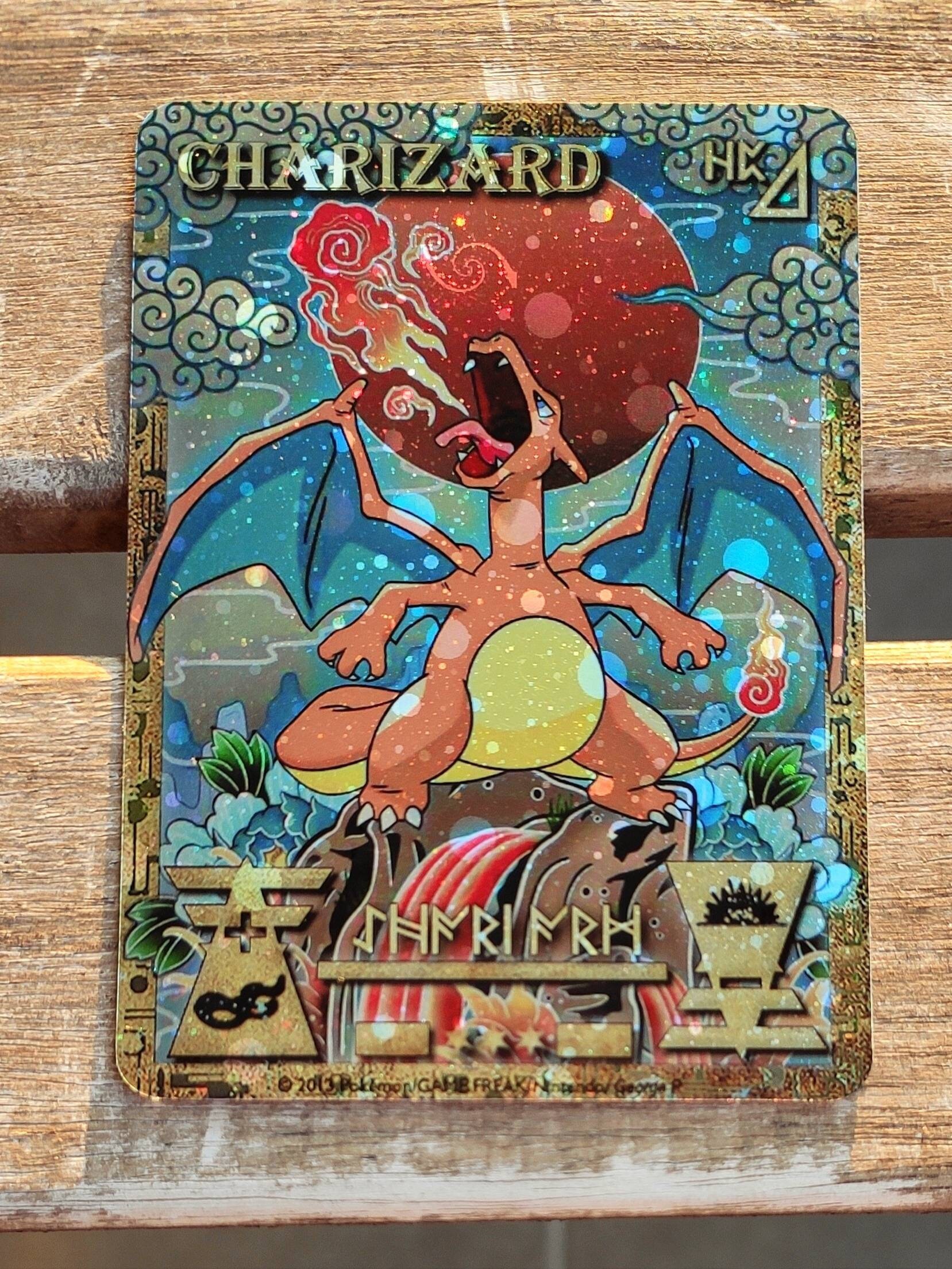 Ancient Charizard Personalized Card or Timestamp - Etsy