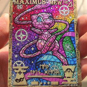 Ancient Stained Series Pokemon Custom Holo Card - Etsy