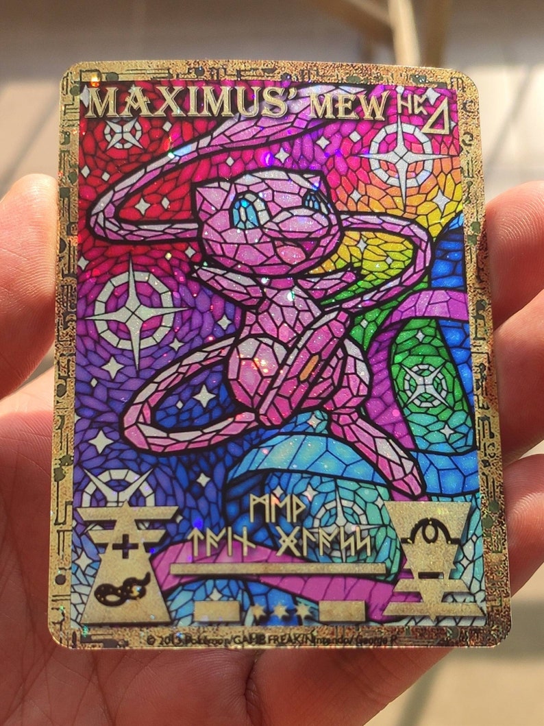 Ancient Stained Series Pokemon Custom Holo Card - Etsy