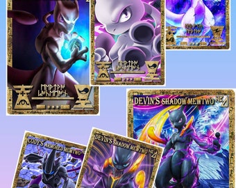 Shadow Mewtwo Card - Etsy