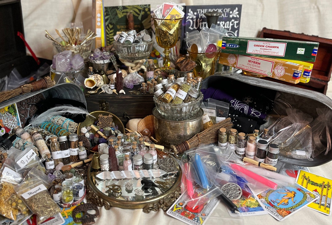 Basic Witch Kit With Witchcraft Supplies Box for Beginners ...