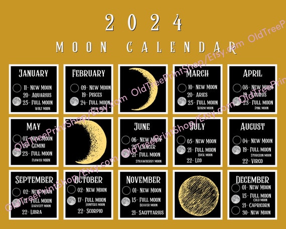 Moon Calendar October 2024