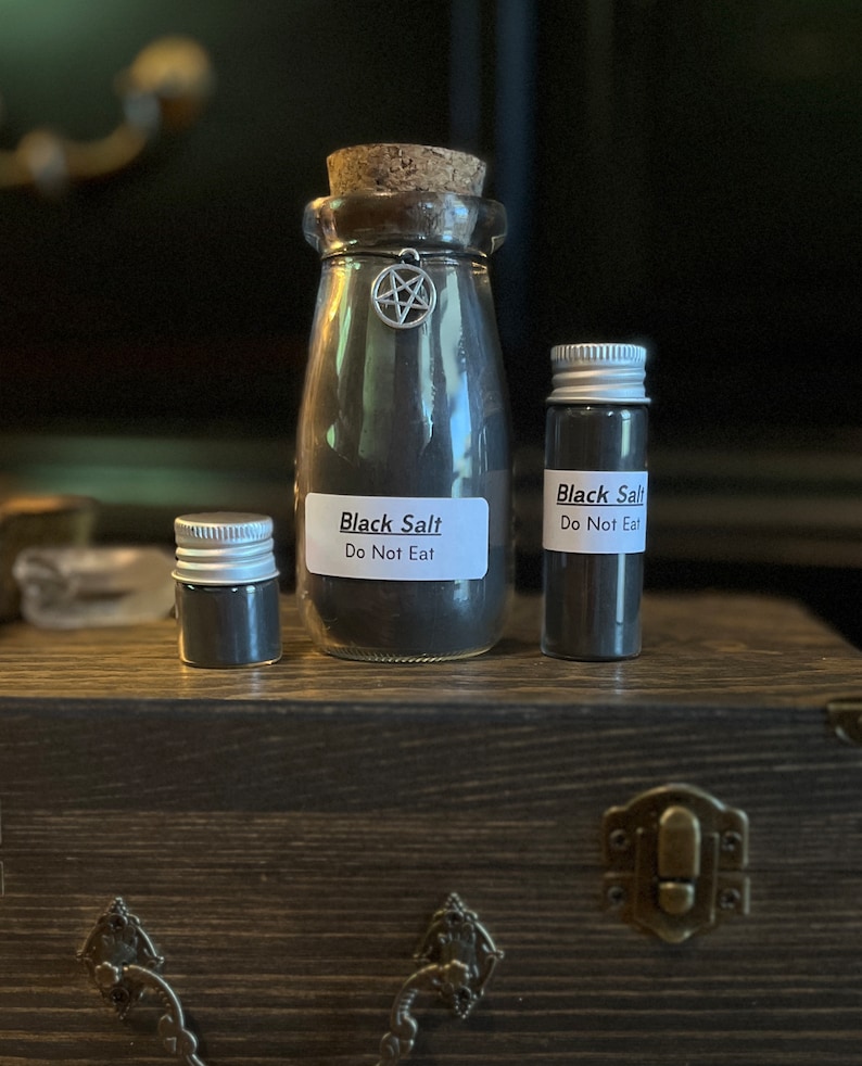 Energy Filled Salt Protection Salts for Witchcraft Altars Curio Item ...