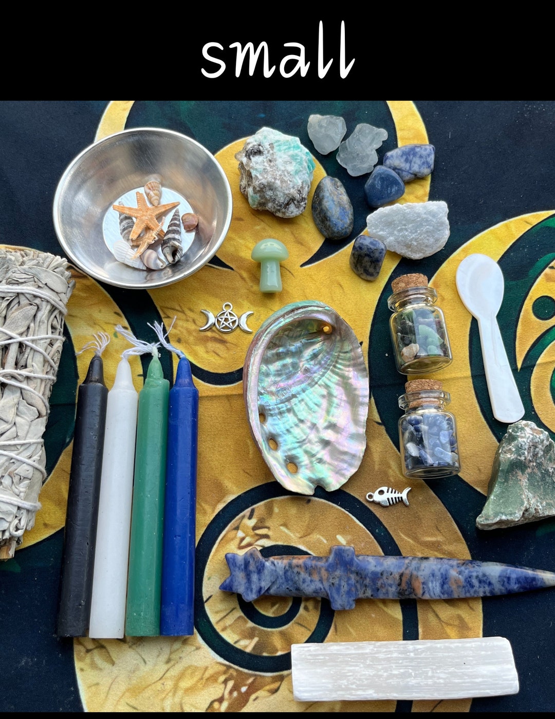 Water Witch Altar Ocean Spell Kit Random Mystery Mini Gifts for Sea ...