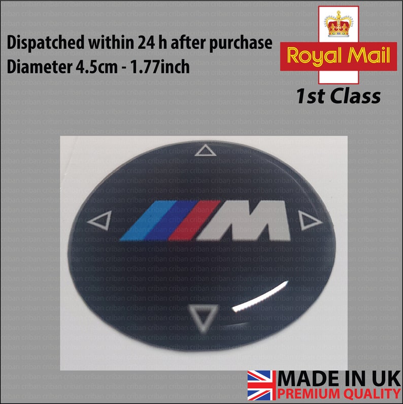 45mm BMW I Drive 3D Badge Sticker Gel Domed Sport Performance - Etsy