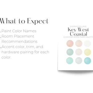 Sherwin Williams Key West Coastal Paint Palette (digital Download) - Etsy