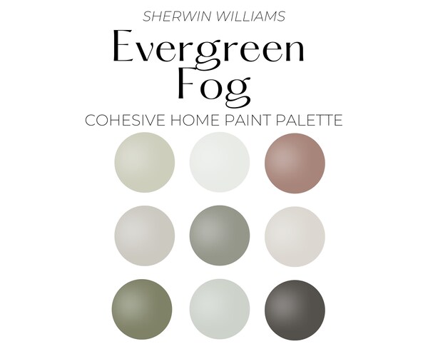 Sherwin Williams Warm Rust Earth Tones Paint Palette, Cohesive Whole ...