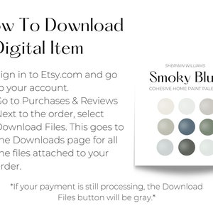 Sherwin Williams Smoky Blue Paint Palette: Whole House Color Scheme ...