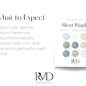 Sherwin Williams Silent Ripple Coastal Paint Palette (digital Download ...