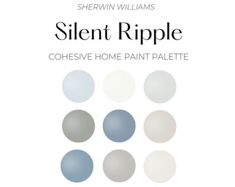 Seaside Neutrals SHERWIN WILLIAMS Interior Paint Palette - Etsy