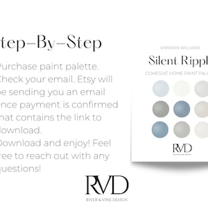 Sherwin Williams Silent Ripple Coastal Paint Palette (digital Download ...