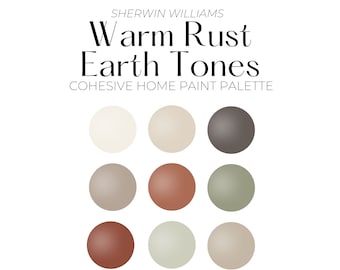 Sherwin Williams Warm Earth Tone Paint Palette, Sedona Desert Colors ...