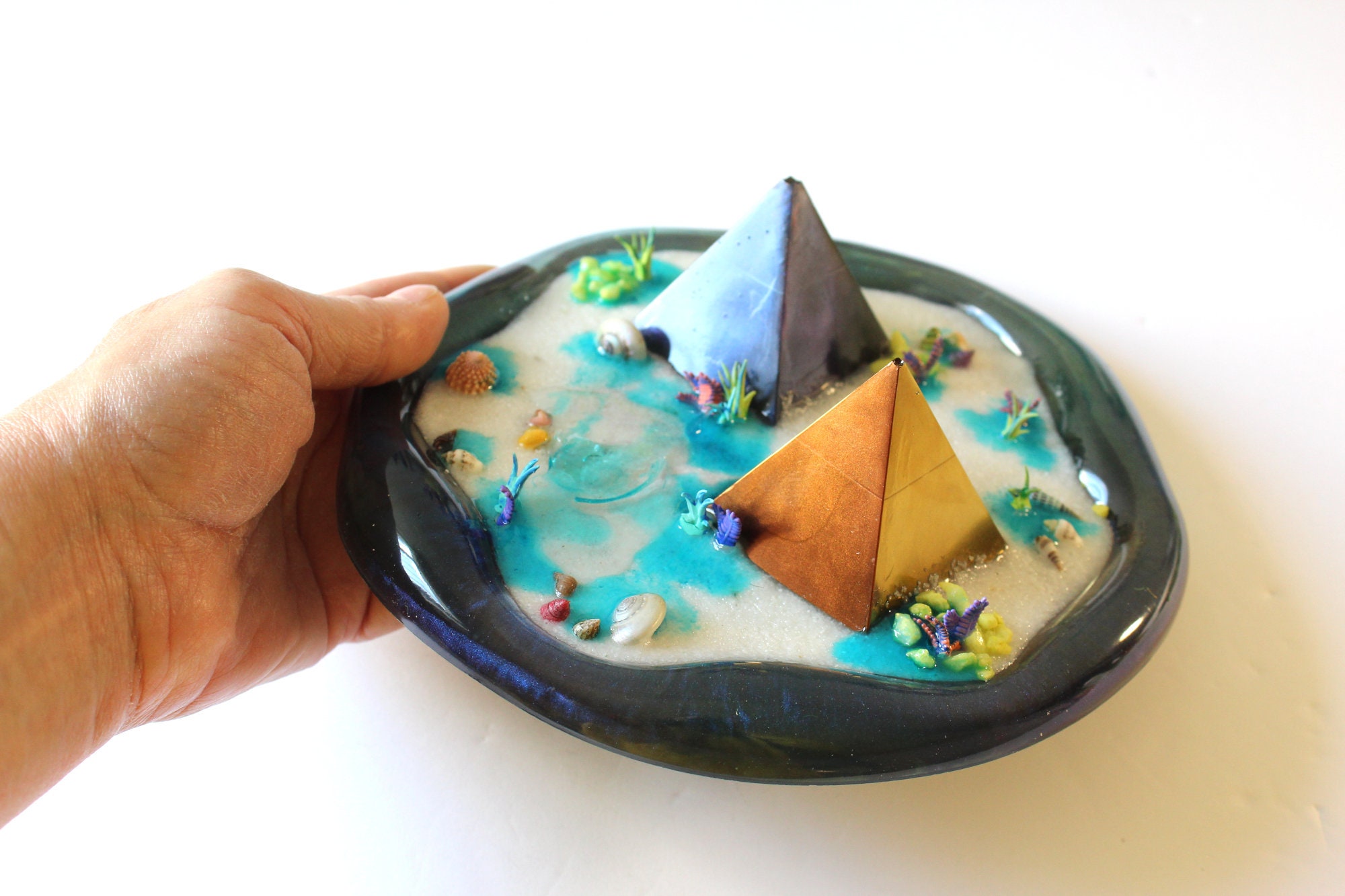 Atlantis Pyramid Desktop Diorama - Etsy