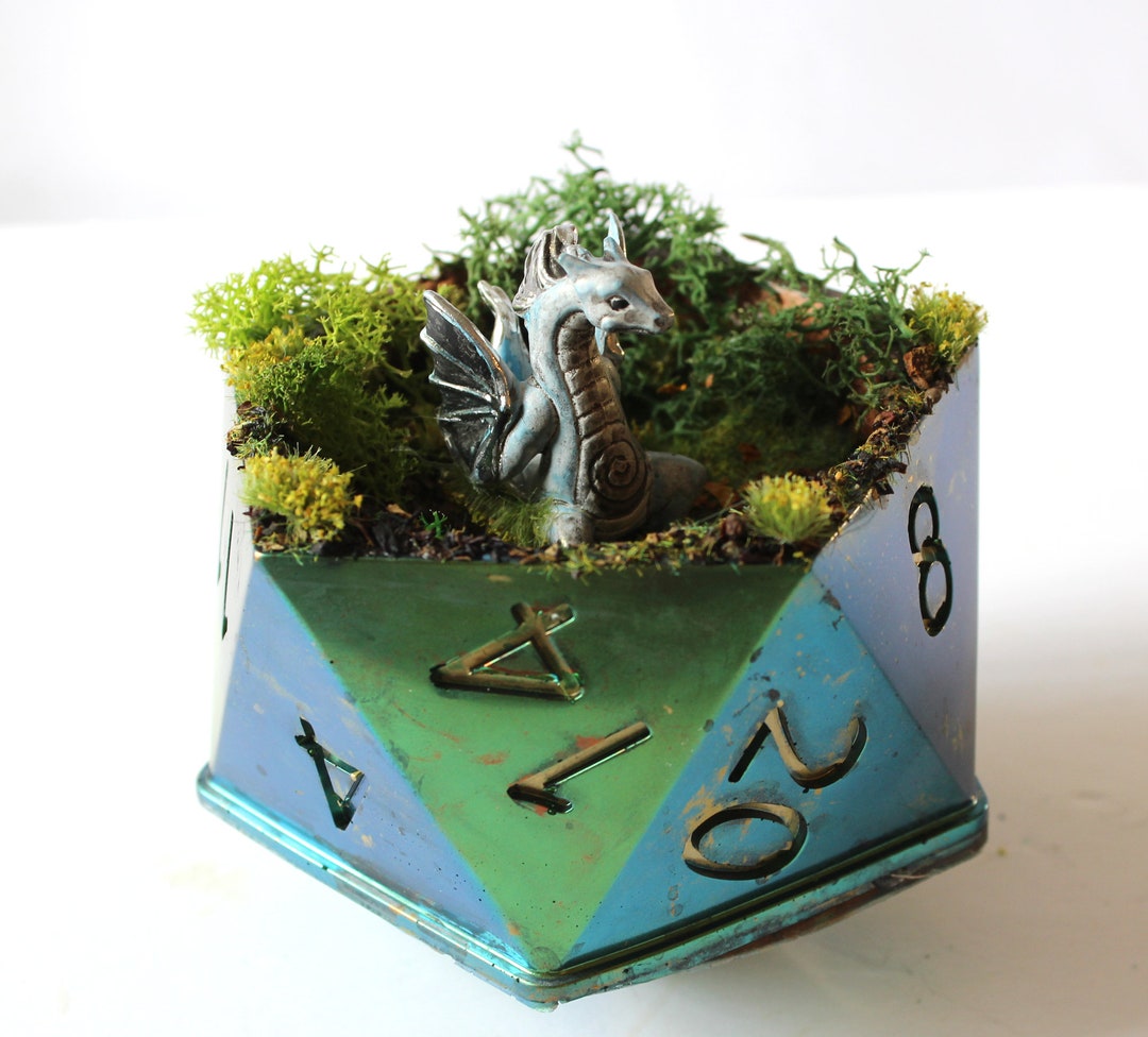 20-sided Dice Dragon Diorama - Etsy