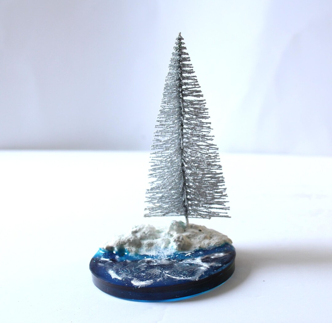 Pine Tree Snowy Winter Terrain for Roleplaying Games - Etsy