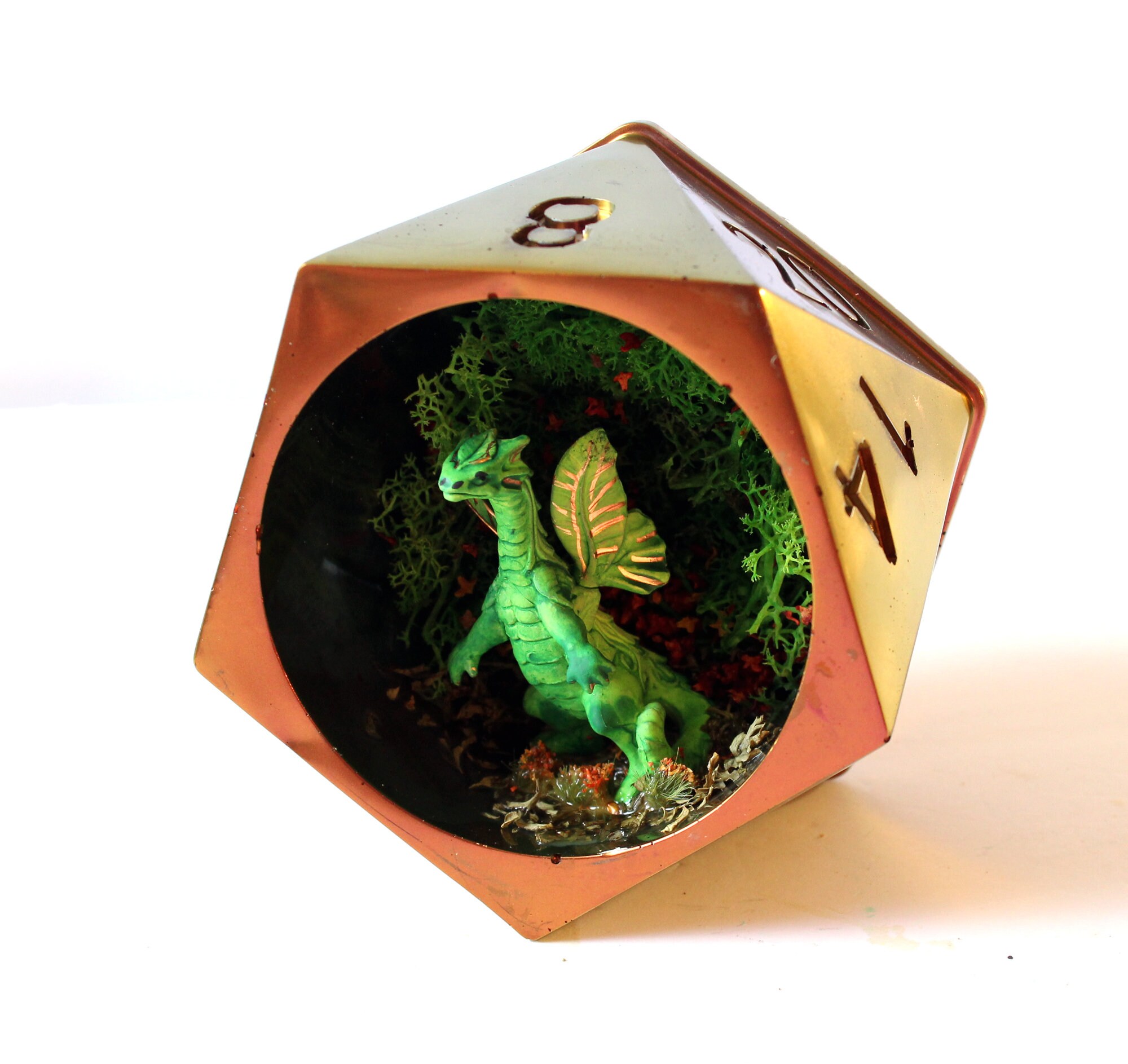 20-sided Dice Dragon Diorama - Etsy