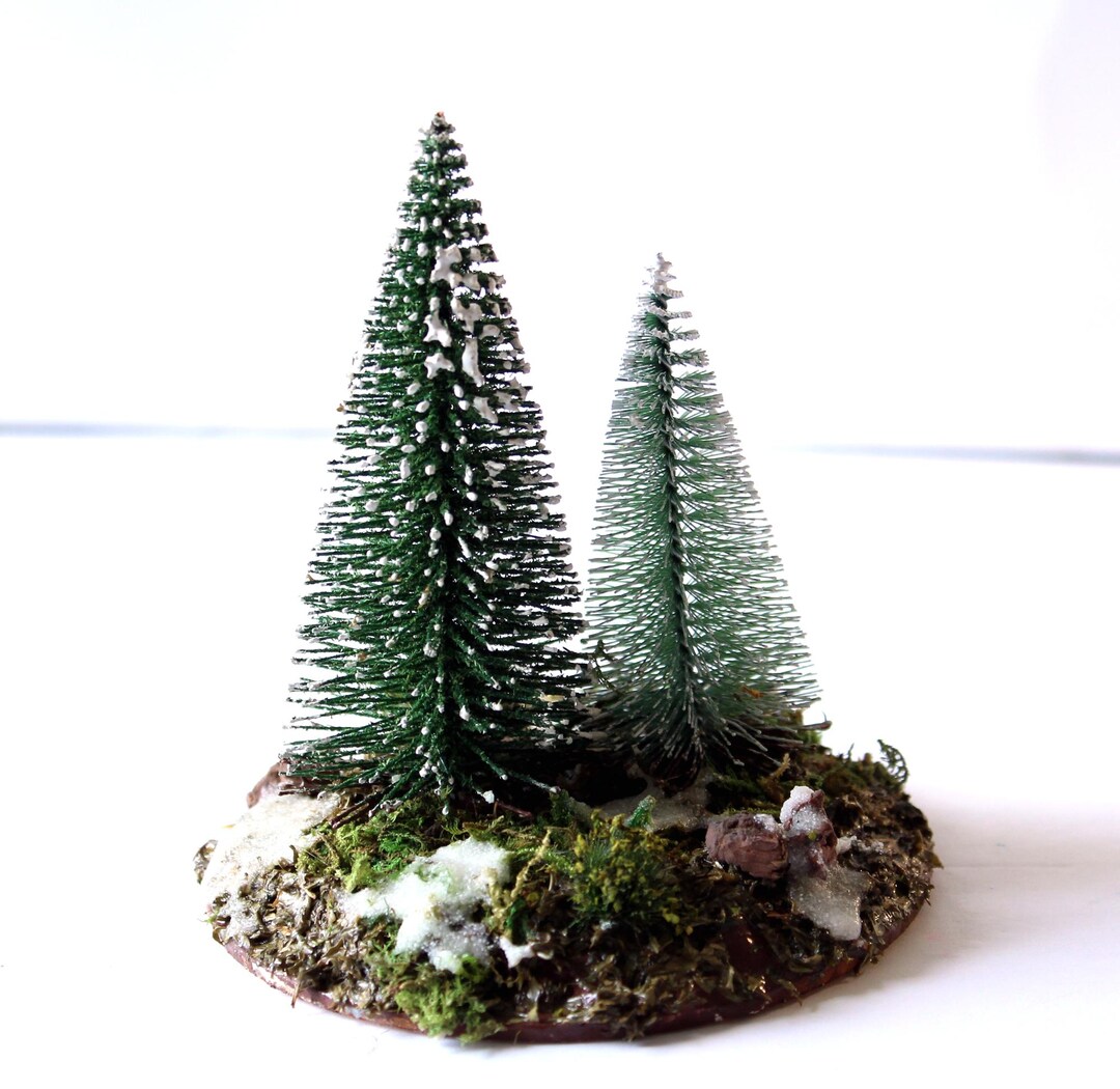 Pine Tree Melting Snow Forest Terrain for Roleplaying Games - Etsy