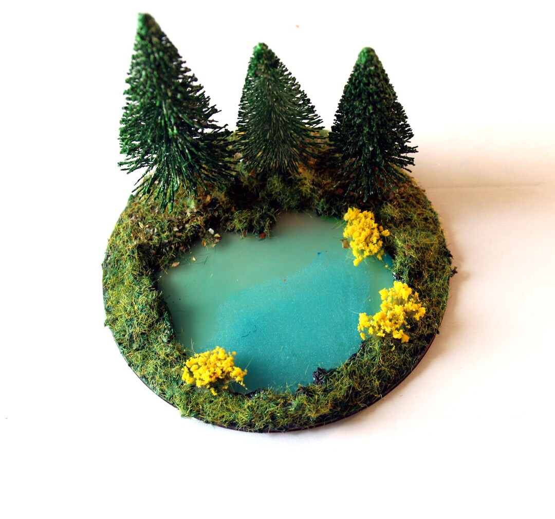 Mountain Lake With Pine Trees for Tabletop Roleplaying Games - Etsy