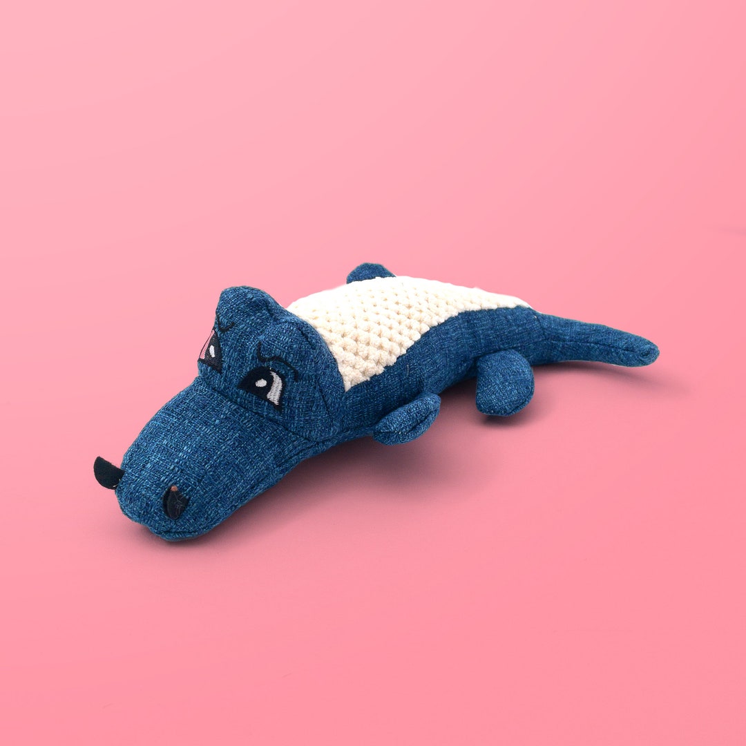 Crocodile Pet Toy | Sustainable Dog Toy | Alligator Dog Toy | Dog Chew ...