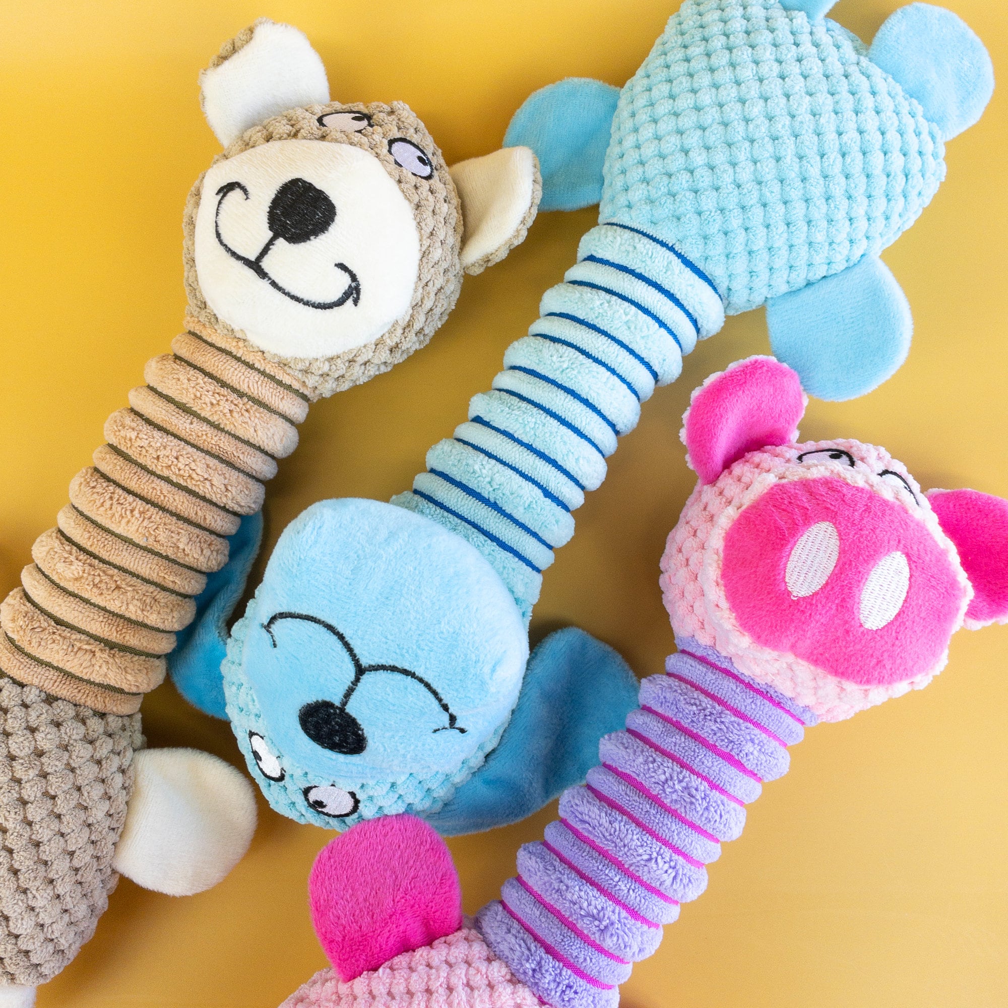 Plush Dog Toy Plush Squeaky Toy New Dog Gift Dog Chew Squeaker Animal ...