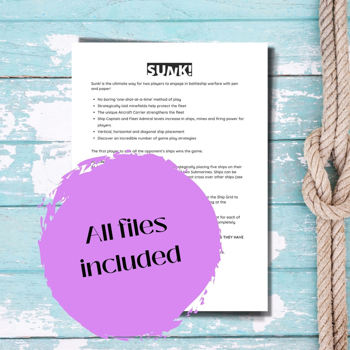 Printable Battleship Game, Board Game, Sea Battle, Printable, Classroom ...