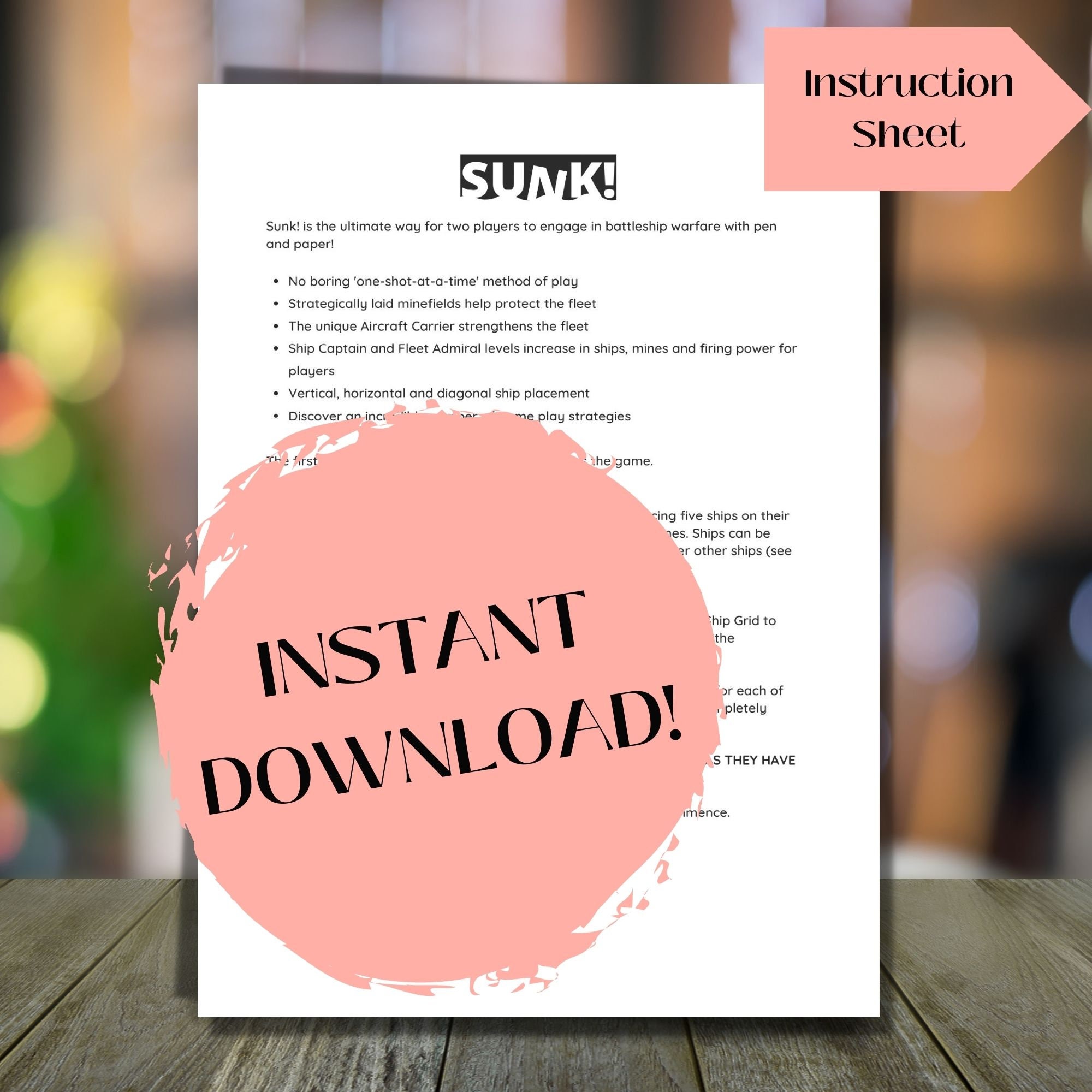 Bundle Battleship Game, Holiday, Printable, Games Night, Family, Road ...