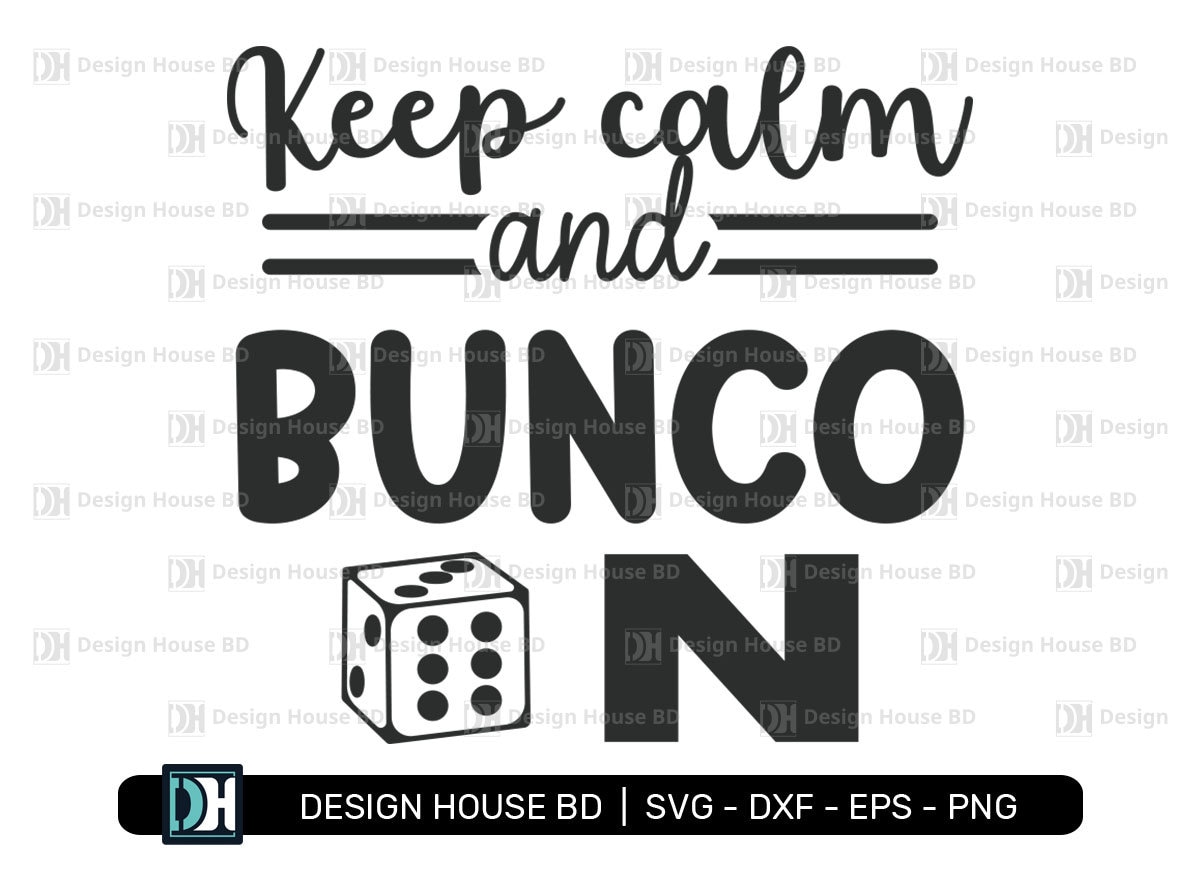 Dice Svg File Bunco Svg Bunco Monogram Piece Love Bunco - Etsy