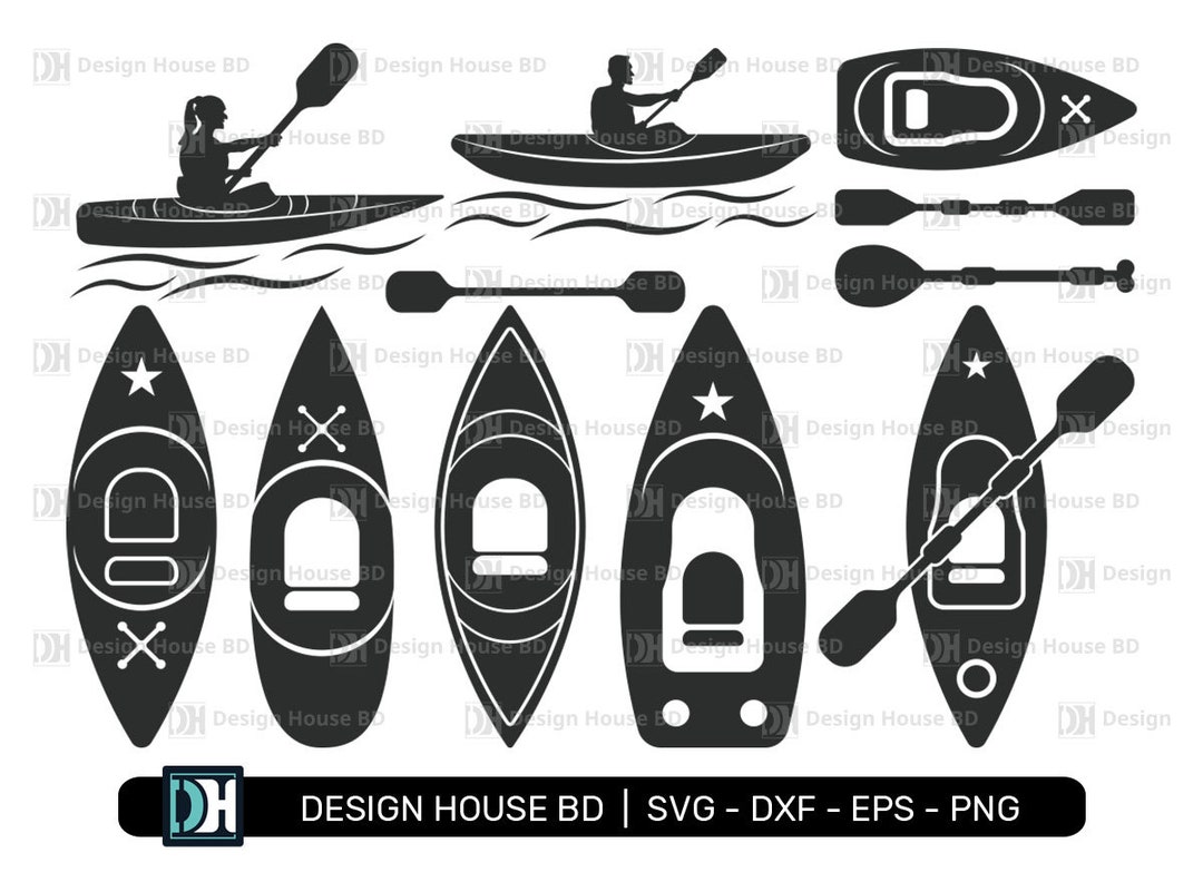 Kayak Svg | Kayak Boat Svg | Canoe Svg | Water Sports Svg | Kayak Svg ...